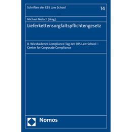 Nomos Lieferkettensorgfaltspflichtengesetz, Kartoniert (TB)