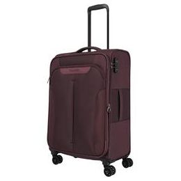 Travelite Reisekoffer Croatia Trolley 67 cm 4 Rollen 61 l - Rot (bordeaux)