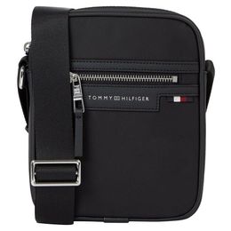 Tommy Hilfiger Mini Bag TH URBAN NYLON MINI REPORTER, mit Außenfach, schwarz