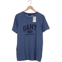 Gant Herren T-Shirt, blau, Gr. 54