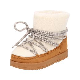 Palado Snowboots 'Tigrias' Damen Gr&ouml;&szlig;e 36 creme / cognac Winterschuhe