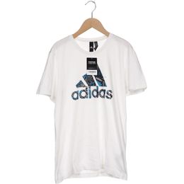 Adidas Herren T-Shirt, weiß, Gr. 46