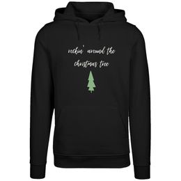 F4NT4STIC Sweatshirt 'Rockin around the Christmas Weihnachten' Damen Gr&ouml;&szlig;e XL gr&uuml;n / schwarz / wei&szlig;
