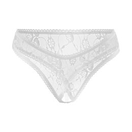 Rimba Sexy Ouvert-String mit Ziernaht und Spitze