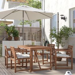 IKEA NÄMMARÖ Tisch+4 Armlehnstühle/außen