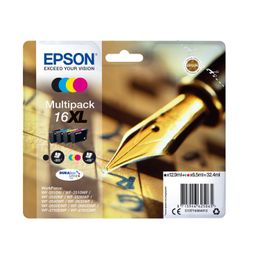 Epson »16 XL« Füller Multipack Tintenpatronen Schwarz/Cyan/Magenta/Gelb
