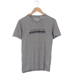 Napapijri Herren T-Shirt, grau, Gr. 46