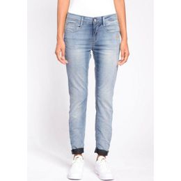 Gang Relax-fit-Jeans 94Amelie in cooler Used Waschung, blau