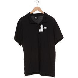 Nike Herren Poloshirt, schwarz, Gr. 54