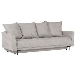 Schlafsofa GUTMANN FACTORY Sofas Gr. B/H/T: 235cm x 70cm x 108cm, Flachgewebe, beige