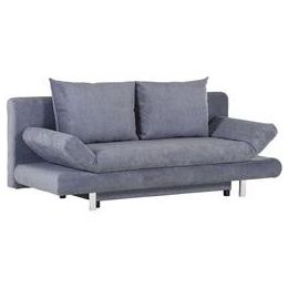 Schlafsofa GUTMANN FACTORY Sofas Gr. B/H/T: 194cm x 73cm x 91cm, Flachgewebe, grau (anhtrazit)