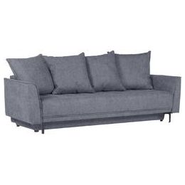 Schlafsofa GUTMANN FACTORY Sofas Gr. B/H/T: 235cm x 70cm x 108cm, Flachgewebe, grau