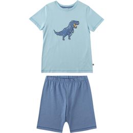 Sanetta Shorty, Baumwolle, 2-teilig, für Kinder, blau, 104