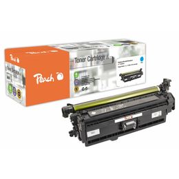 Peach HP 648 AC Toner cy ersetzt HP No. 648A C, CE261A f&uuml;r z.B. HP Color LaserJet CP 4500, HP Color LaserJet CP 4520 dn (wiederaufbereitet)
