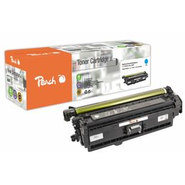 Peach HP 508 XC Toner XL cy ersetzt HP No. 508X C, CF361X f&uuml;r z.B. HP Color LaserJet Enterprise M 553, HP Color LaserJet Enterprise M 552 dn (wiederaufbereitet)