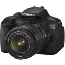 Spiegelreflexkamera Canon EOS 650D - Schwarz + 18-135mm f/3.5-5.6 Canon EF-S IS STM