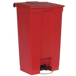 Rubbermaid Mülleimer, Breite: 500 mm x Tiefe: 410 mm x Höhe: 825 mm rot