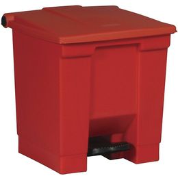 Rubbermaid Mülleimer, Breite: 415 mm x Tiefe: 400 mm x Höhe: 435 mm rot