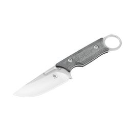 Kizer Universalmesser Kizer Cabox Micarta Black feststehendes Messer mit Scheide