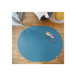 Sanosoft Spielmatte Sanosoft ovale Krabbelmatte 160x200cm Hellblau