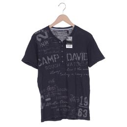 CAMP DAVID Herren T-Shirt, marineblau, Gr. 46