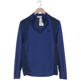 Calvin Klein Damen Langarmshirt, marineblau, Gr. 42