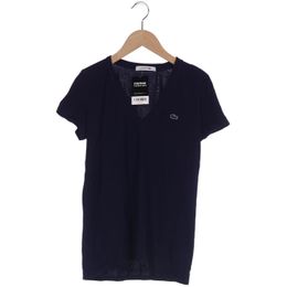 Lacoste Damen T-Shirt, marineblau, Gr. 38