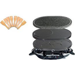 Silva - pk-rk 083 Kombi Raclette 8 Pfännchen 1200W