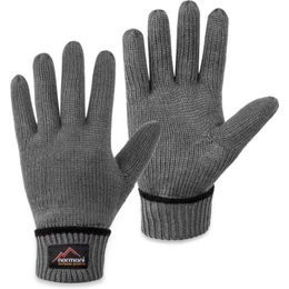 Normani Strickhandschuhe Edmonton Wollhandschuhe Winter- Fingerhandschuhe mit Thinsulate™ Thermofutter und Fleece Innenmaterial für Damen und Herren