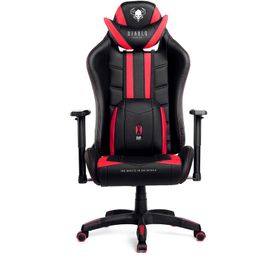 X-Ray Gaming Stuhl Computerstuhl ergonomischer Bürostuhl Gamer Chair Schreibtischstuhl Schwarz-Rot: Normal Size - Diablo