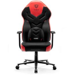 Diablo - X-Gamer 2.0 Gaming Stuhl Computerstuhl ergonomischer Bürostuhl Gamer Chair Schreibtischstuhl: Rot