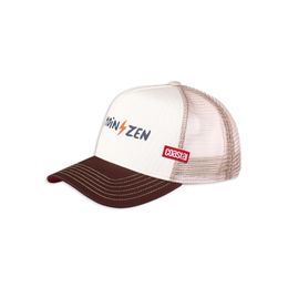 Coastal Cap Damen Gr&ouml;&szlig;e 55/60 beige / ecru / dunkelbraun / hellrot