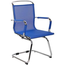 CLP - Besucherstuhl Barnet Mesh blau