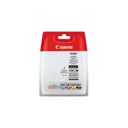 Canon CLI-581 / 2106C004 C/M/Y/BK Multipack - Tintenpatrone Cyan