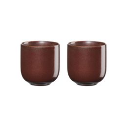 Asa 2er set teebecher, rusty red