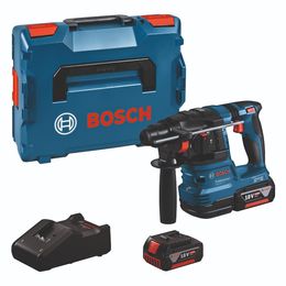 Bosch Akku-Bohrhammer mit SDS plus GBH 18V-22, 2 x Akku GBA 18V 4.0Ah, L-BOXX - 0611924002