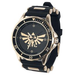 THE LEGEND OF ZELDA Golden Triforce Armbanduhren schwarz goldfarben