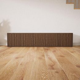 MYCS Lowboard Nussbaum - Designer-TV-Board: Türen in Nussbaum - Hochwertige Materialien - 190 x 40 x 34 cm, Komplett anpassbar