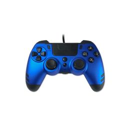 Steelplay Slim Pack Wired Controller - Blue - Controller - Sony PlayStation 4