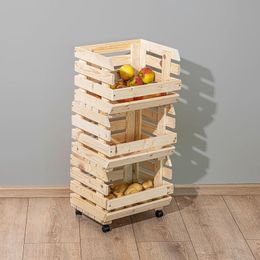 Gärtner Pötschke Obst- und Kartoffelkiste, 3er-Set