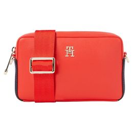 Tommy Hilfiger Mini Bag TH ESSENTIAL SC CAMERA BAG CORP, Handtasche Damen Tasche Damen Schultertasche, rot