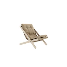 Karup Design Loungesessel Boogie OUT, Gartenstuhl, schnell trocknende und wasserabweisender Sitzauflage, beige