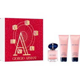 Armani My Way Duft-, Duftset (Eau de Parfum 50 ml, Bodylotion 75 Shower Gel 75ml), Damen, blumig/holzig/frisch, DUMMY