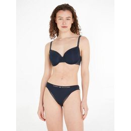 Tommy Hilfiger Underwear Slip BIKINI mit Tommy Hilfiger Markenlabel, blau