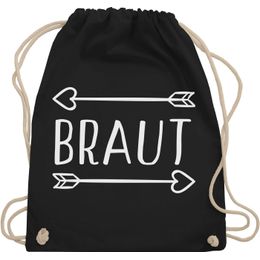 Shirtracer Turnbeutel Braut Pfeile