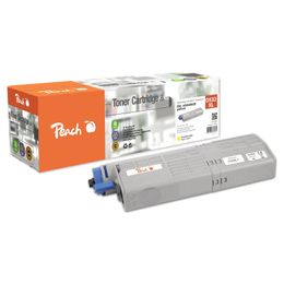 Peach O4648/49 Toner XL ye ersetzt OKI 46490605 f&uuml;r z.B. OKI C 532 DN, OKI C 542 DN, OKI MC 563 DN, OKI MC 573 DN (wiederaufbereitet)