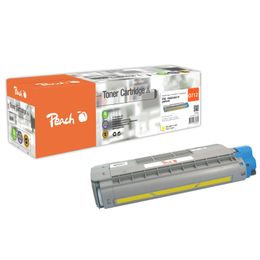 Peach O4650-76 Toner ye ersetzt OKI 46507613 f&uuml;r z.B. OKI C 712 DN, OKI C 712 N, OKI C 712 (wiederaufbereitet)
