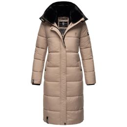 Marikoo Damen Winterjacke Steppmantel Weichem Innenkragen & Abnehmbarer Kapuze Reliziaa