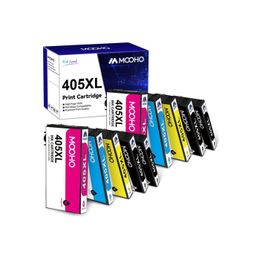 MOOHO 5/10er Multipack für EPSON 405XL 405 XL Druckerpatronen Tintenpatrone (epson workforce pro WF-3820 3825 4820 4825 4830 DWF