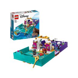 Lego Disney Princess 43213 Die kleine Meerjungfrau – Märchenbuch Bausatz, Mehrfarbig